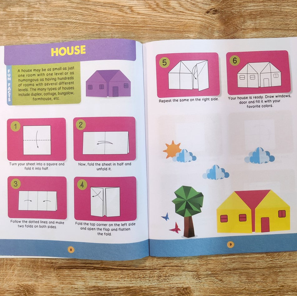 Origami - Activity Book For Children - Level 1: Beginners (With Origami ...