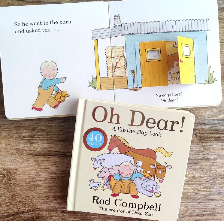 Oh Dear! (A Lift-the-flap Farm Book) by Rod Campbell : Booksetgo ...