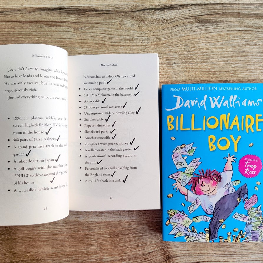 Billionaire Boy by David Walliams : Booksetgo – BOOKSETGO