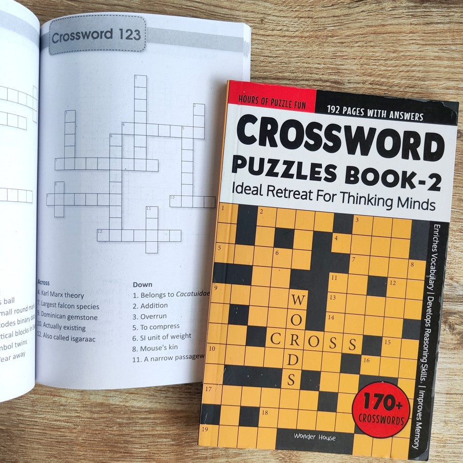 Crossword Puzzles Book 2 - 170+ Engaging Crossword Puzzles | 2000 ...