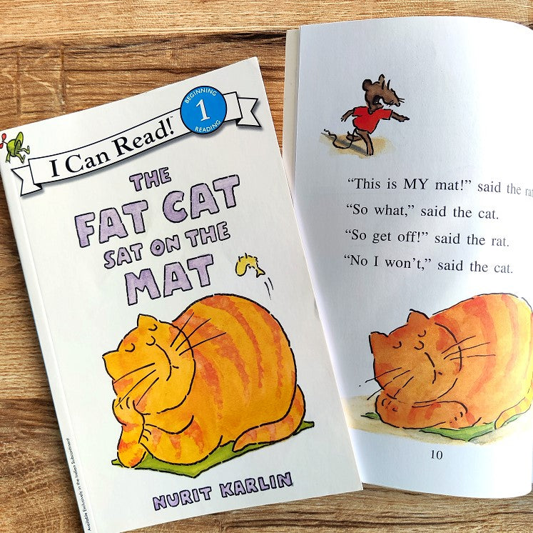 The Fat Cat Sat on the Mat (I Can Read Level 1) by Nurit Karlin ...