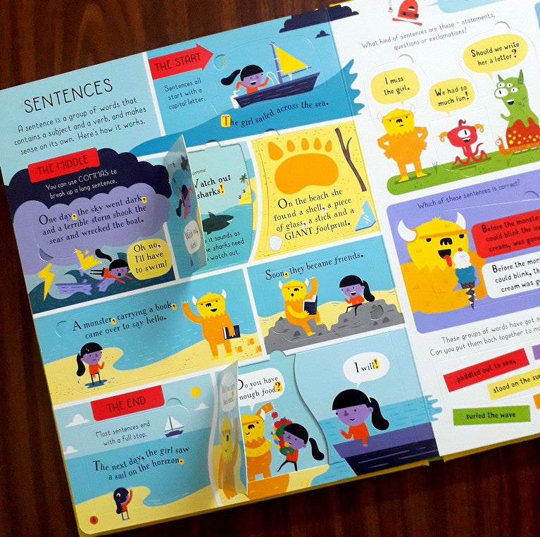Usborne Lift-the-Flap Grammar and Punctuation by Lara Bryan : Booksetgo ...
