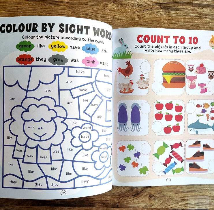 Home Learning Book- With Joyful Activities Age 4+ by Dreamland ...