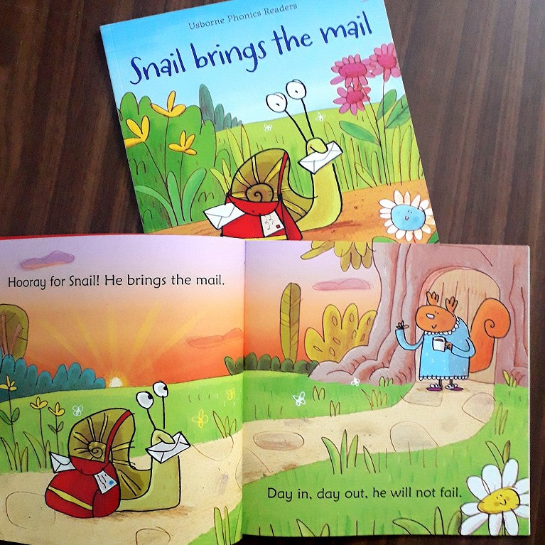 Snail Brings the Mail (Usborne Phonics Readers) by Russell Punter ...