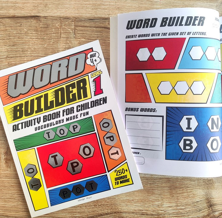 Word Builder Activity Book For Children - Level 1 by Wonder House Books ...