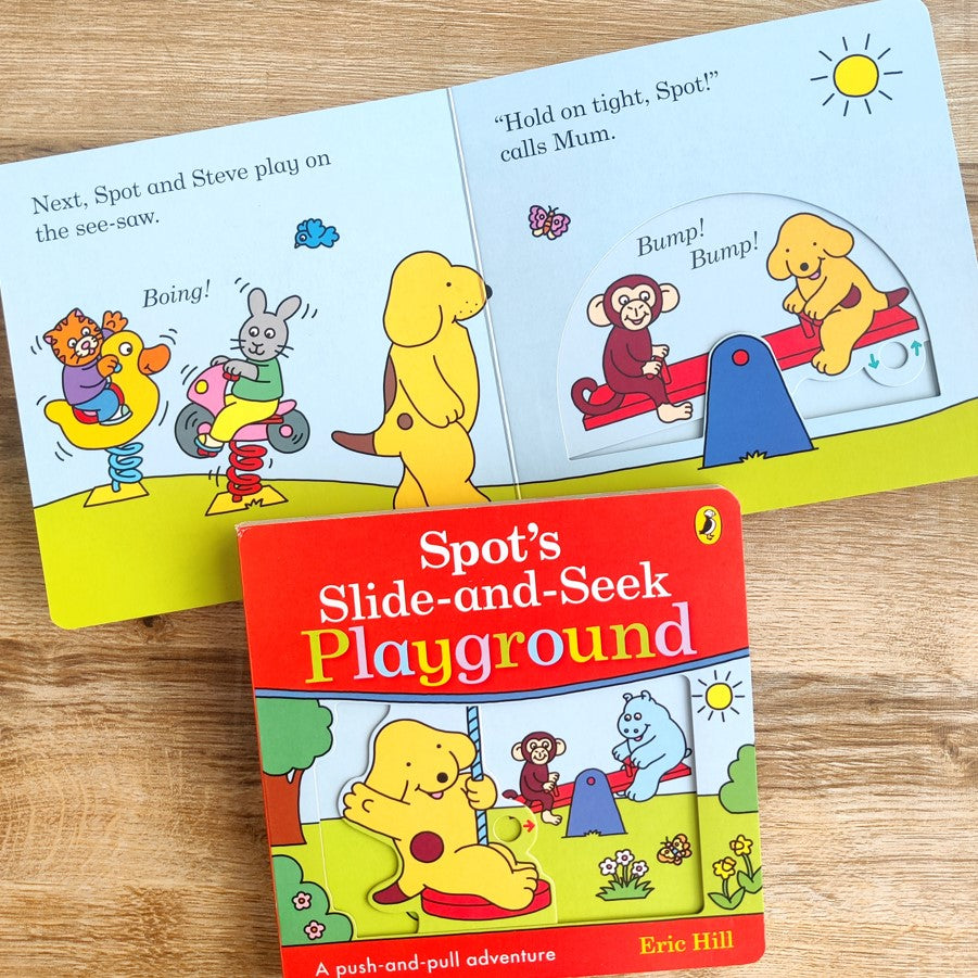 Spot's Slide and Seek: Playground by Eric Hill : Booksetgo – BOOKSETGO