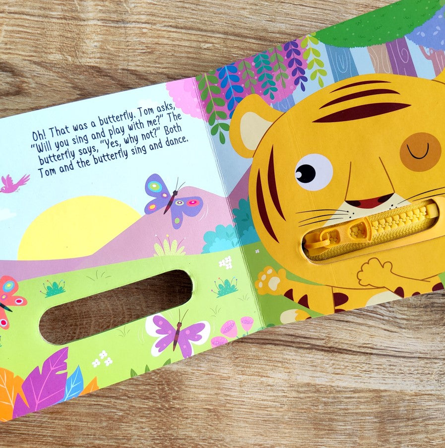 Zip it Up: Growl Growl Tigress - Story Board Book with Zip by Hello ...
