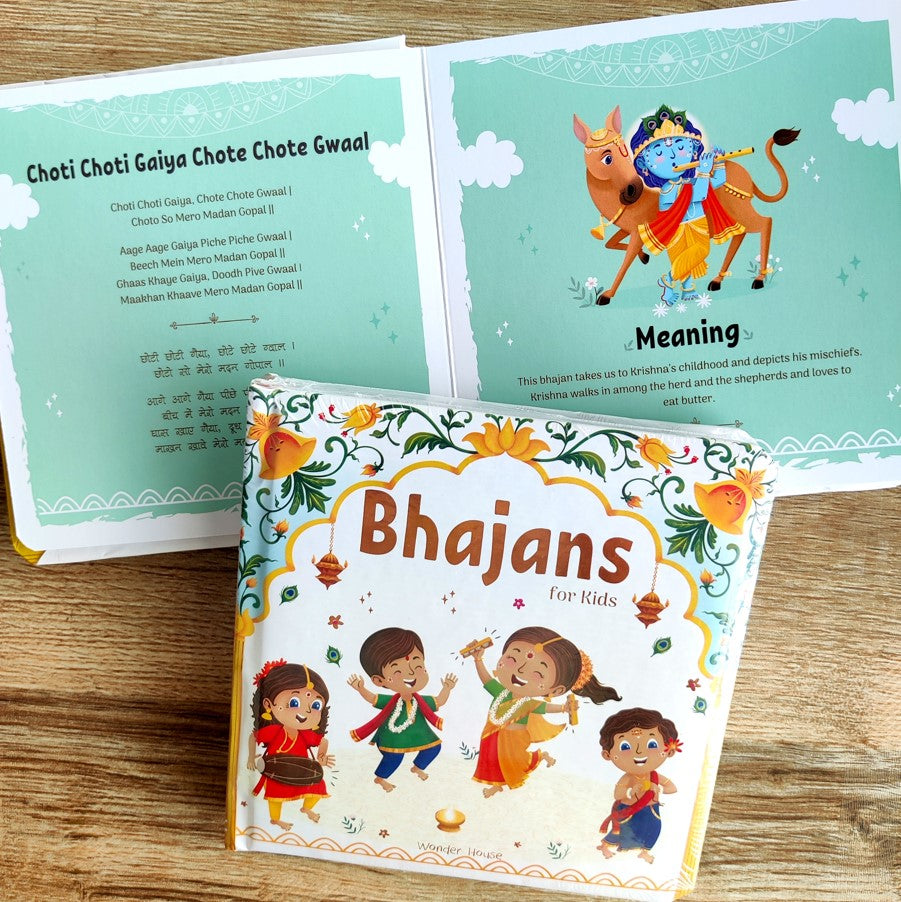 Bhajans for Kids: Illustrated Padded Board Book by Wonder House Books ...