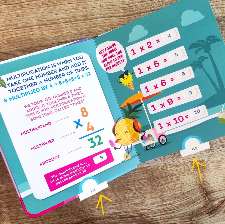 Multiplication & Division - Slide and See Board Book by Hello Friends ...