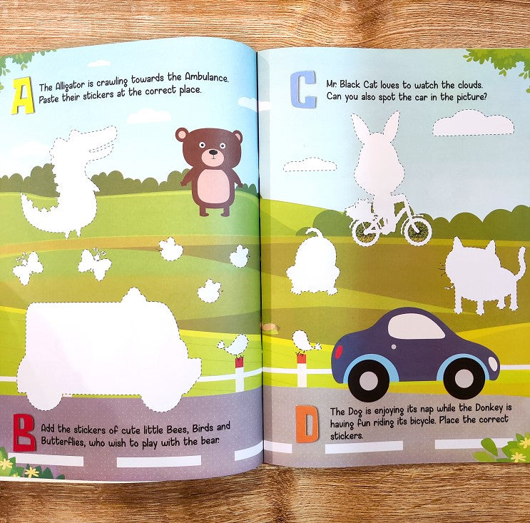 My First ABC Sticker Book: Exciting Sticker Book With 100 Stickers by ...