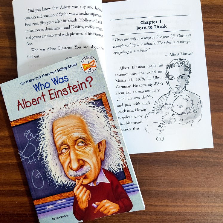 Who Was Albert Einstein? by Jess Brallier : Booksetgo – BOOKSETGO