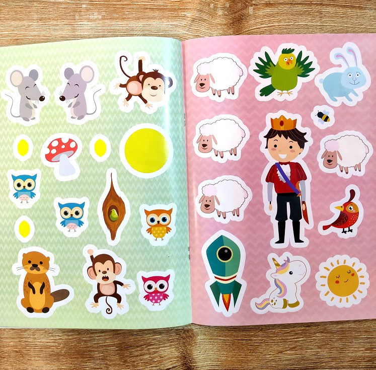 My First ABC Sticker Book: Exciting Sticker Book With 100 Stickers by ...