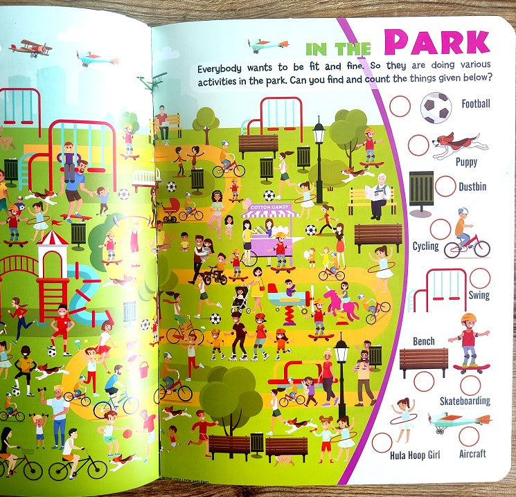 In the City Look and Find Activity Book by Dreamland Publications ...