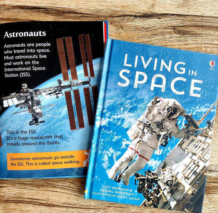 Living in Space by Usborne : Booksetgo – BOOKSETGO