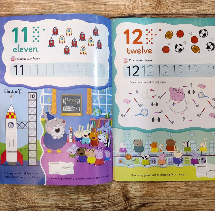 Peppa Pig: Practise with Peppa: Wipe-Clean First Counting by Ladybird ...